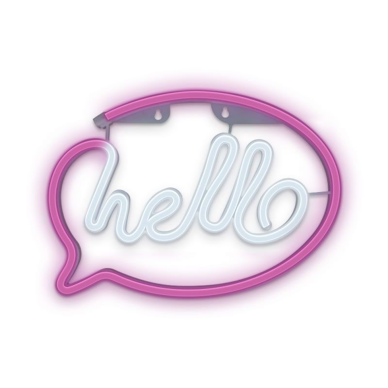 LED Hello Decorative Light FA-A33 | Shop Today. Get it Tomorrow ...