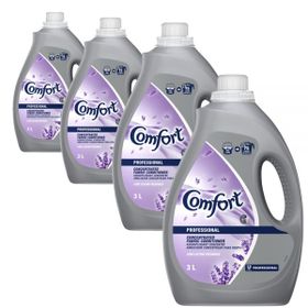 Comfort Professional Concentrated Fabric Conditioner Lavender - 4 x 3L ...