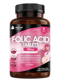 Folic Acid Tablets High Strength Vegan Pregnancy Vitamins | Shop Today ...