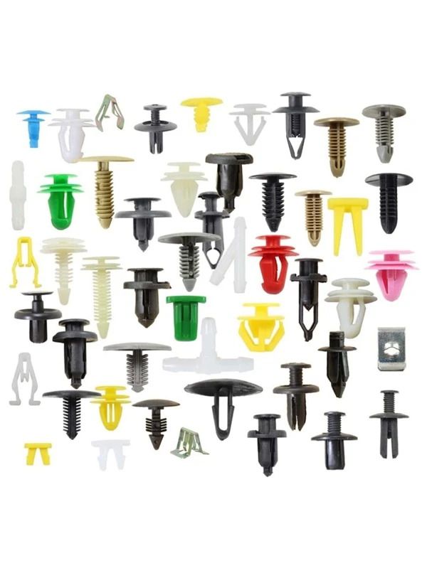 Universal Car Door Panel Plastic Fastener Push Pin Rivet Trim Clips ...