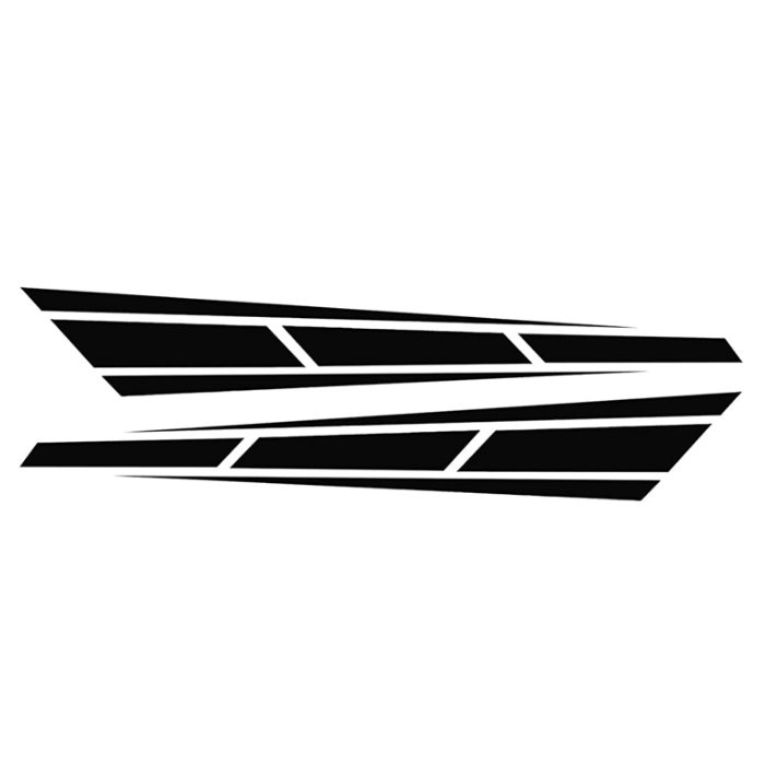 Car Bonnet Vinyl Decal Sticker - #4 Solid Stripe 80cm - Set of 2 | Shop ...