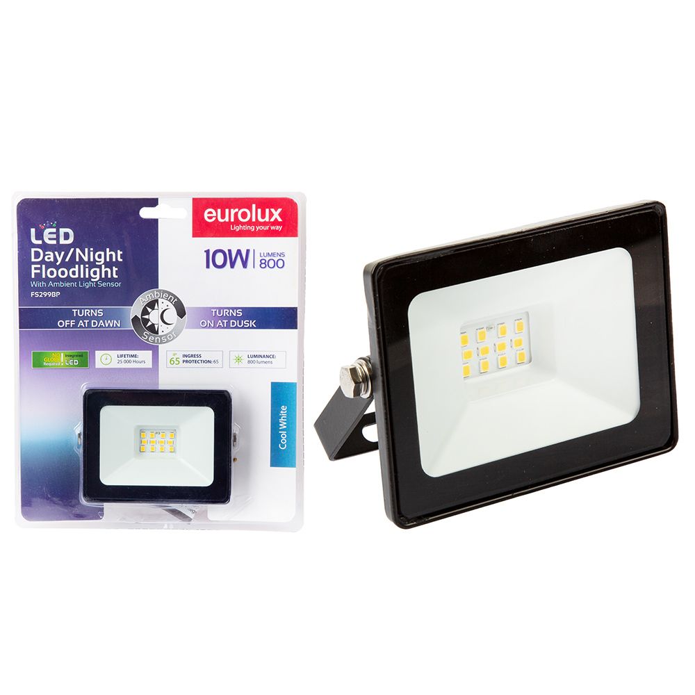 Eurolux - LED - 10w - Floodlight - Black - 2 Pack | Shop Today. Get it ...