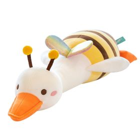 Duck Bee Plush Toy Honeybee Duck Hugging Pillow Cute Hugging Pillow 27 ...