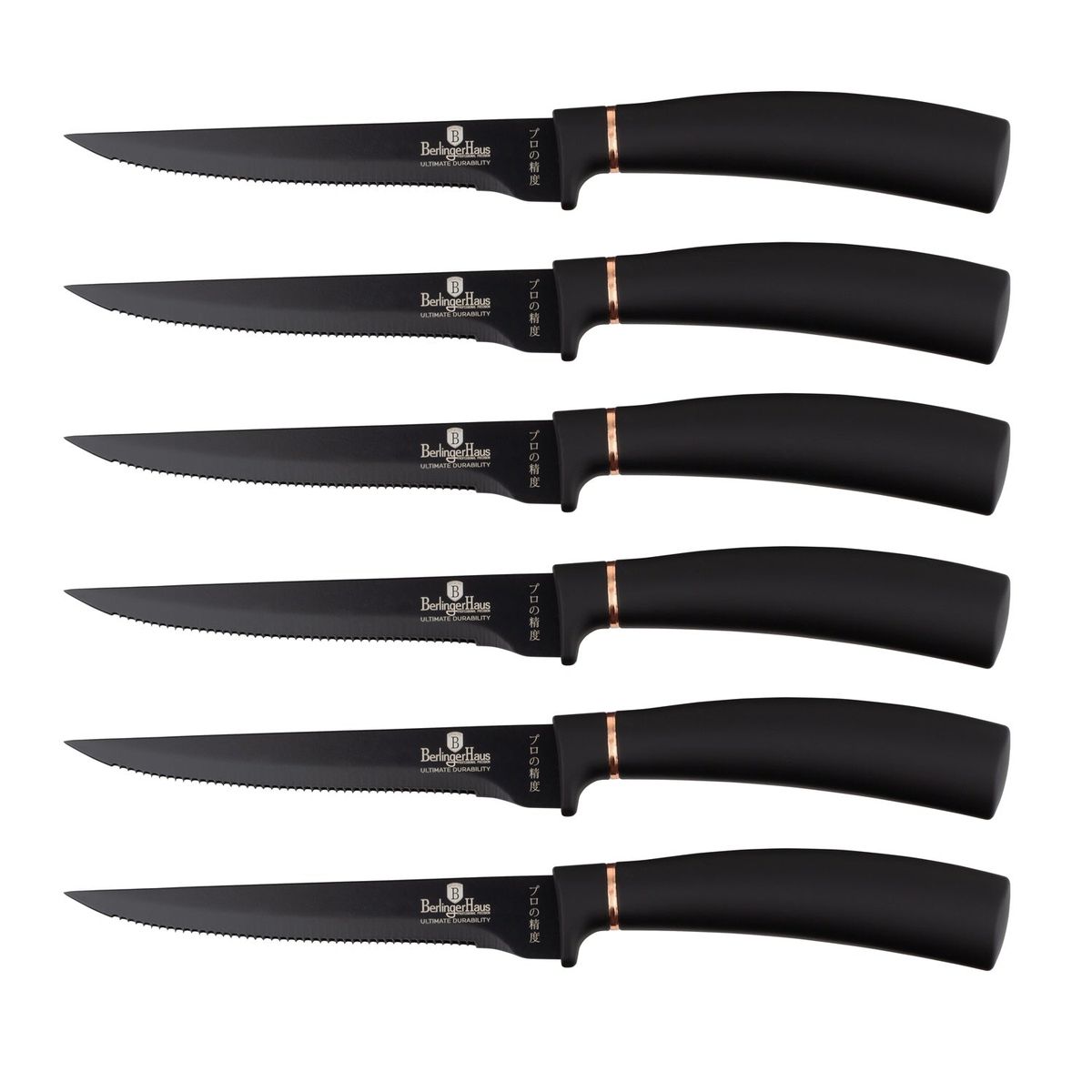 Berlinger Haus 6 Piece Steak Knife Set Black Rose Shop Today Get