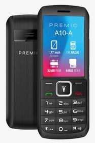 Premio A10 Dual SIM Feature Phone - 1.8" Display, 2MP Camera, 32MB RAM ...