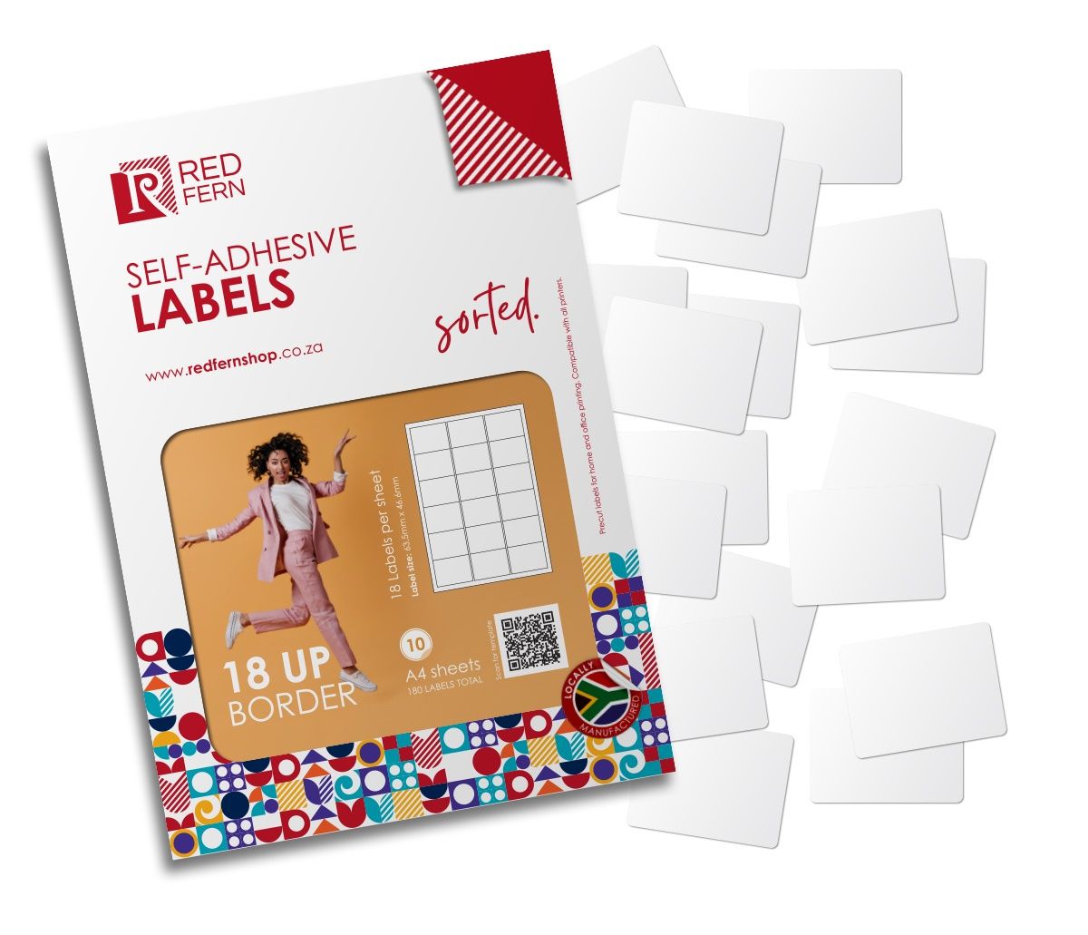 Redfern 18up Self-Adhesive A4 Labels100 Sheets | Shop Today. Get it ...