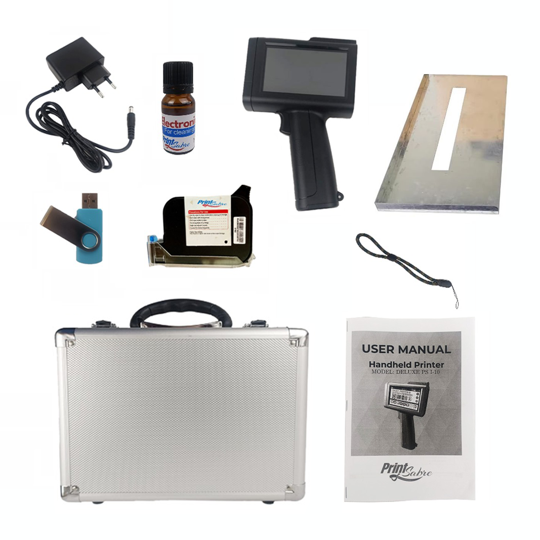 PrintSabre Delux i-10 - Industrial Date Code Printer + 1 Black ...