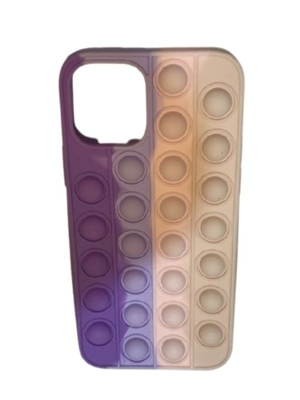 Fidget - Pop It Toy Case For iPhone 12 and iPhone 12 Pro Purple to ...