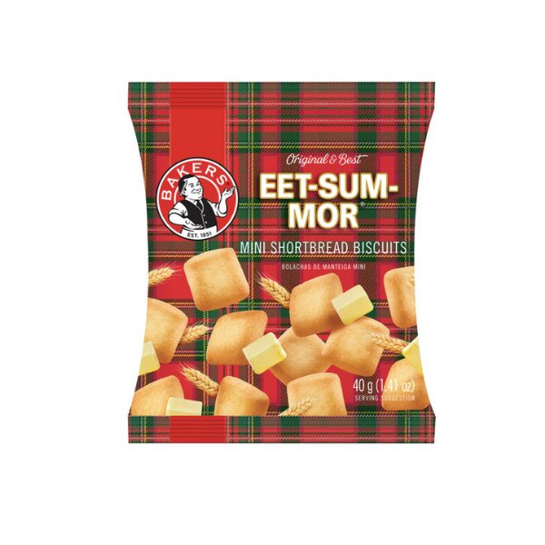 Bakers - Mini Eet Sum-Mor Shortbread Biscuits 40g - Set of 24 | Shop ...