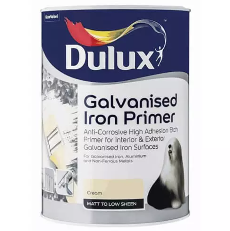Dulux Galvanised Iron Primer (Solvent Based) 5lt | Shop Today. Get it ... Dulux Galvanised Iron Primer (Solvent Based) 5lt | Shop Today. Get it ...