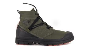 Palladium - Pampa Travel Lite + WP Unisex - Olive Night Fast Lacing ...