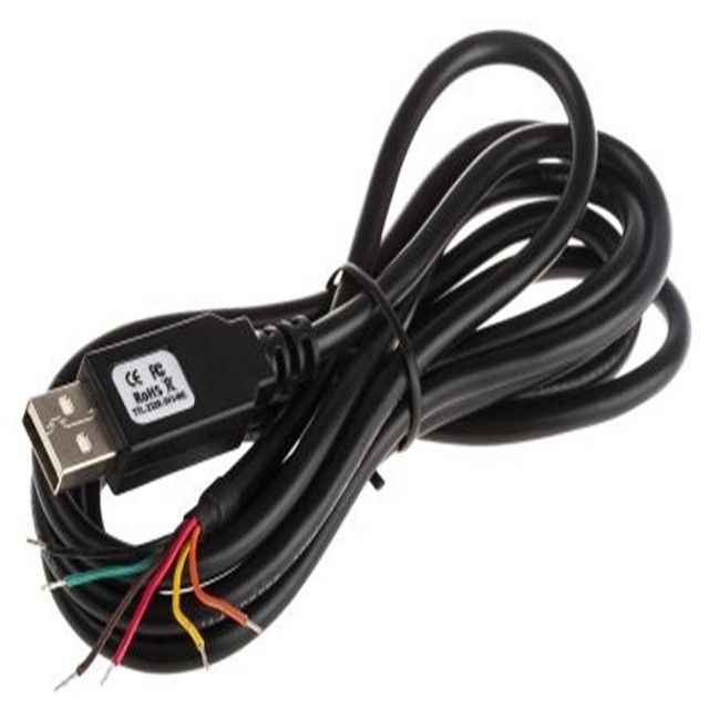 Ftdi (TTL-232R-5V-WE) Cable, USB to TTL Serial Converter 5V, Wire End ...