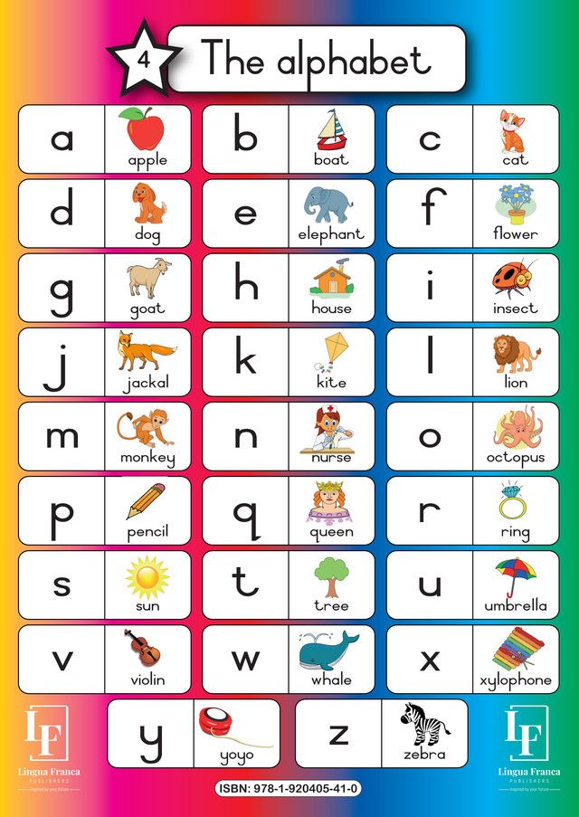 The Alphabet wall chart | Shop Today. Get it Tomorrow! | takealot.com