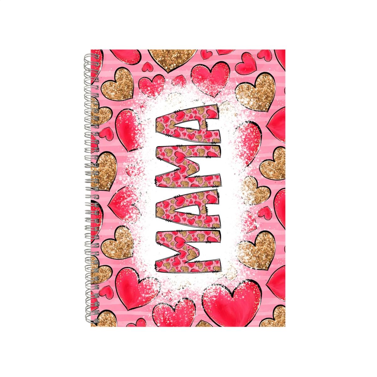 Happy Hearts Mom Notebook Mother's Day Gift Idea A4 Notepad Pad 83 ...