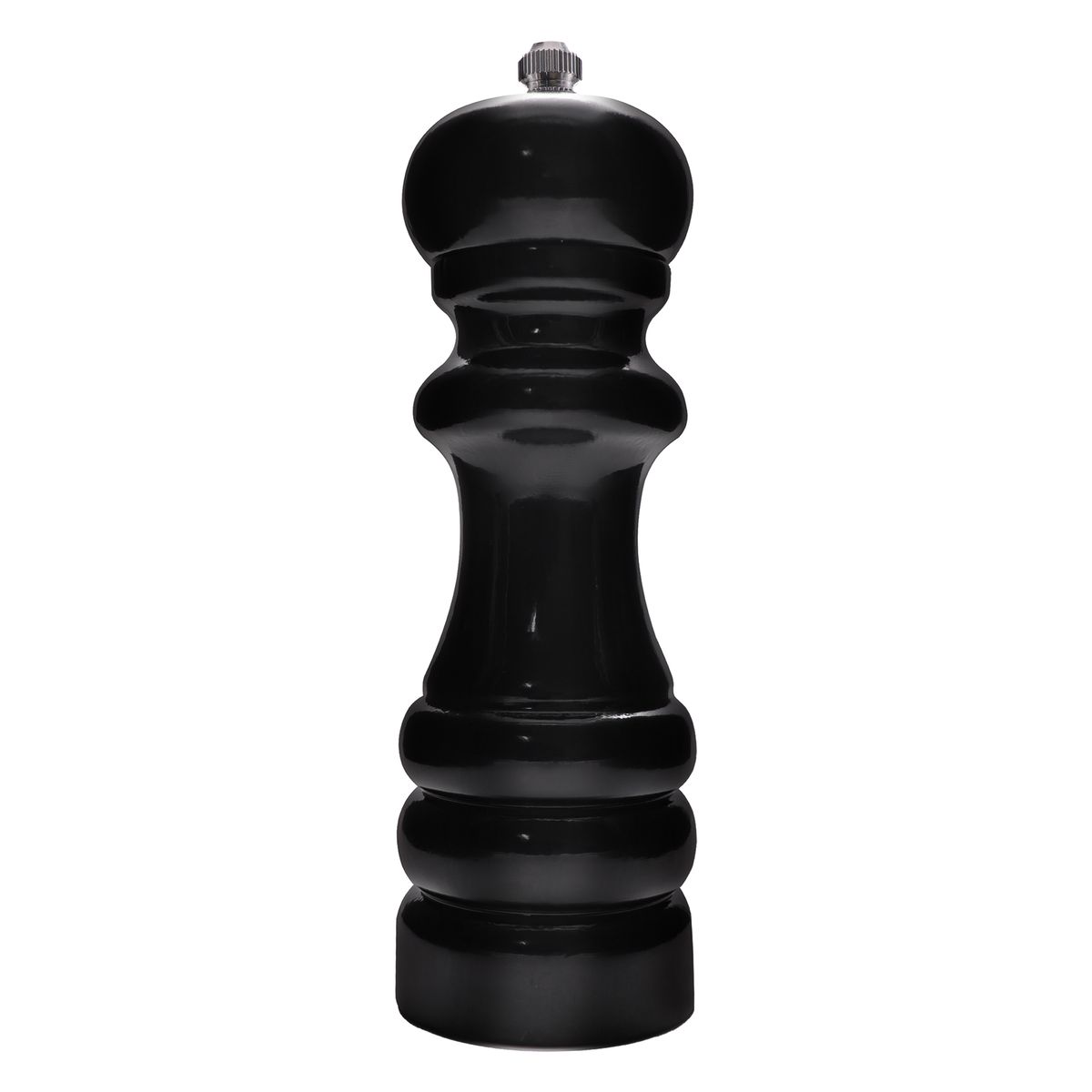 Regent Kitchen Salt/Pepper Wooden Grinder with Black Finish Each ...