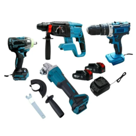 4 In 1 Cordless Power Tool Set. Two Lithium Battery Included | Shop ...
