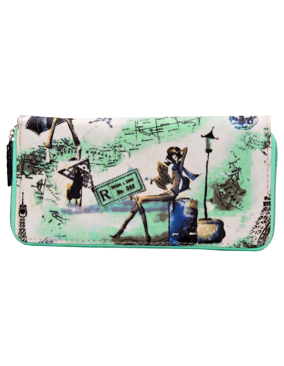 Fino A69-798 Faux Leather Grab & Go All in 1 Purse with Card/Cellphone ...