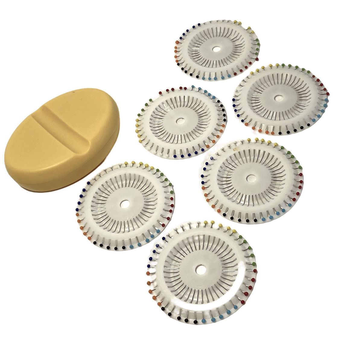 Magnetic pin holder with 240 glass head pins | Shop Today. Get it ...