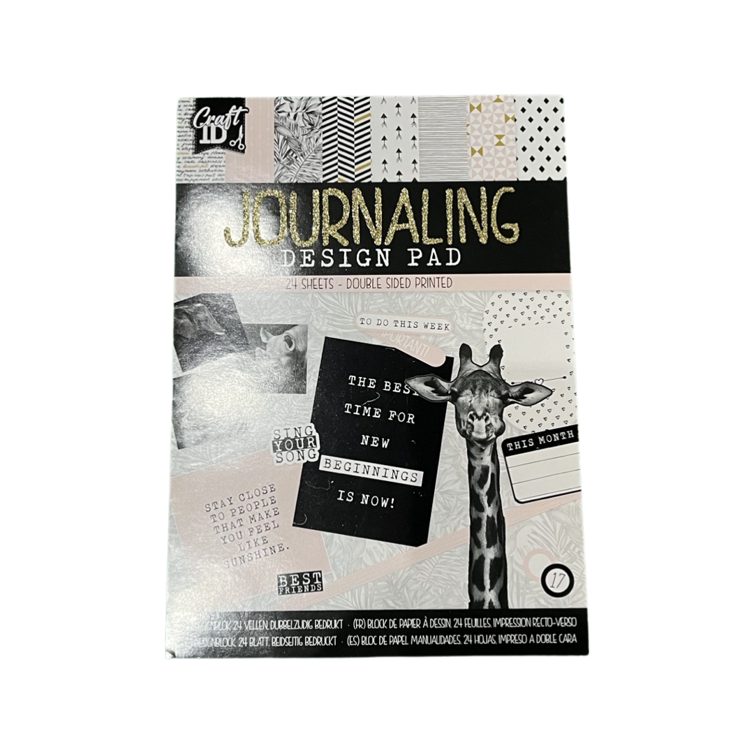 Journaling Design Pad Black | Shop Today. Get it Tomorrow! | takealot.com
