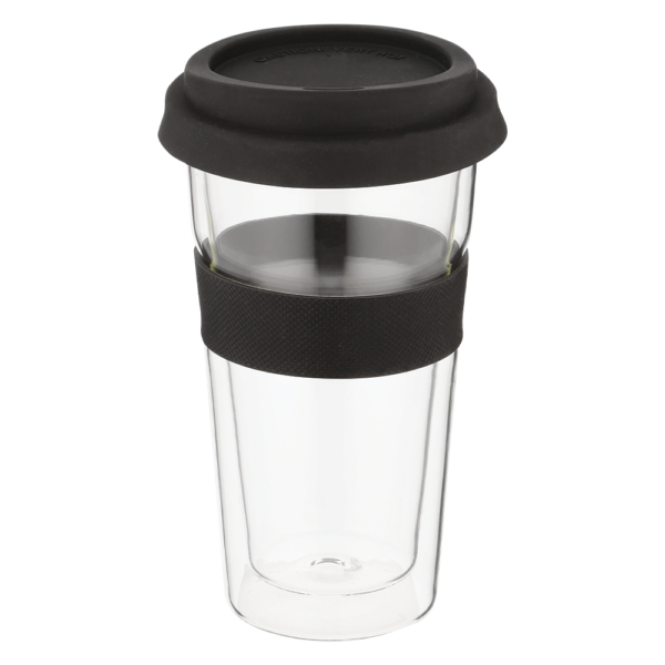 Snappy Thermal Glass Tumbler 400ml - Black | Shop Today. Get it ...