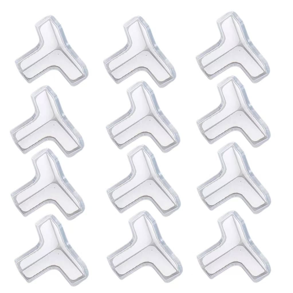 Large Corner Protectors Child Baby Safety: Set of 12 Transparent Edge ...