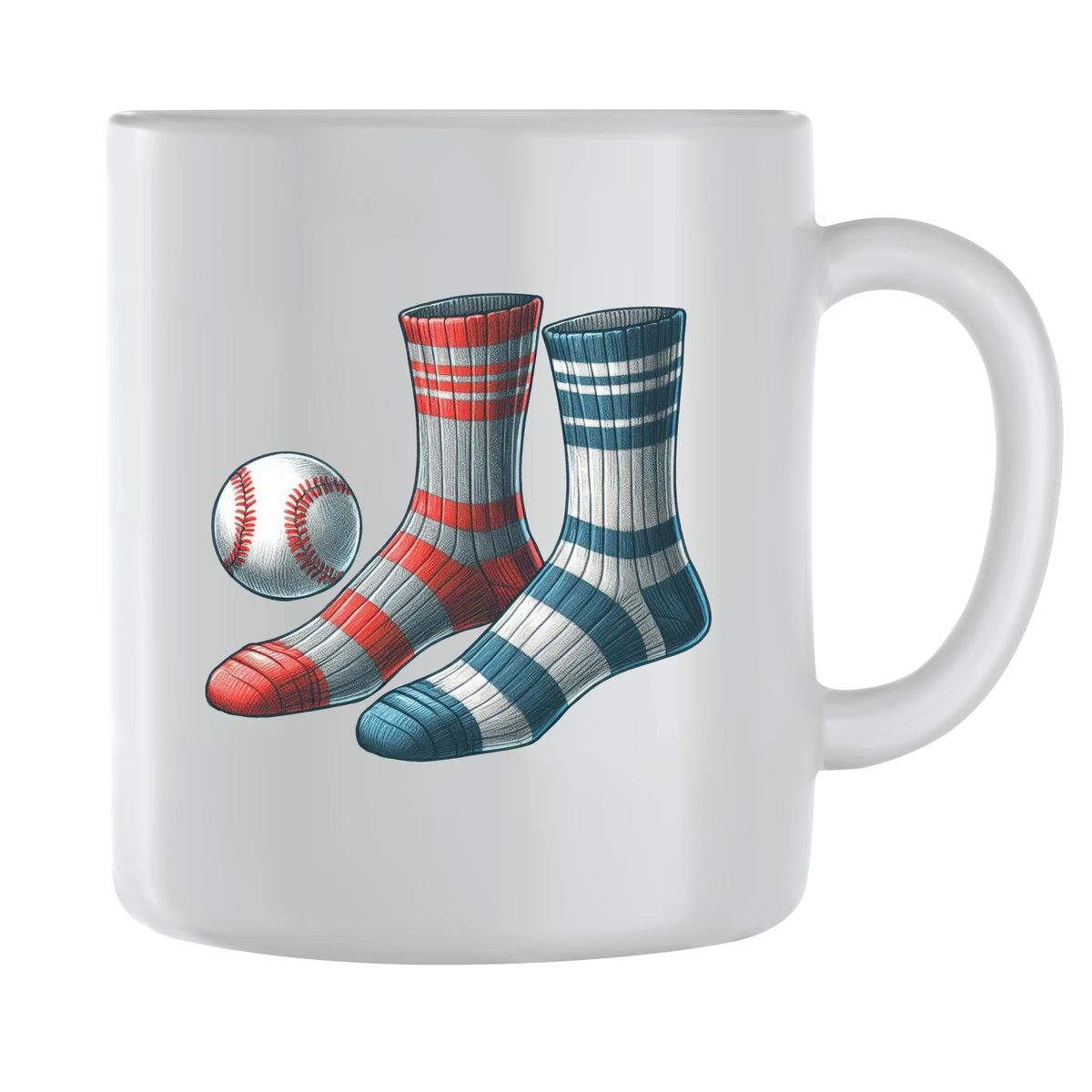 Socks Coffee Mugs for Men Women with Baseball Graphic Softball Cup Gift ...