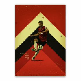 Nemanja Vidic United Poster - A1 | Shop Today. Get it Tomorrow ...