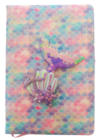 Seashell & Mermaid Tail Diary Notebook - A5 - Purple | Shop Today. Get ...