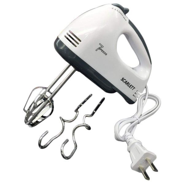 Super 7 Speed Hand Mixer with Two Dough Hooks | Shop Today. Get it ...