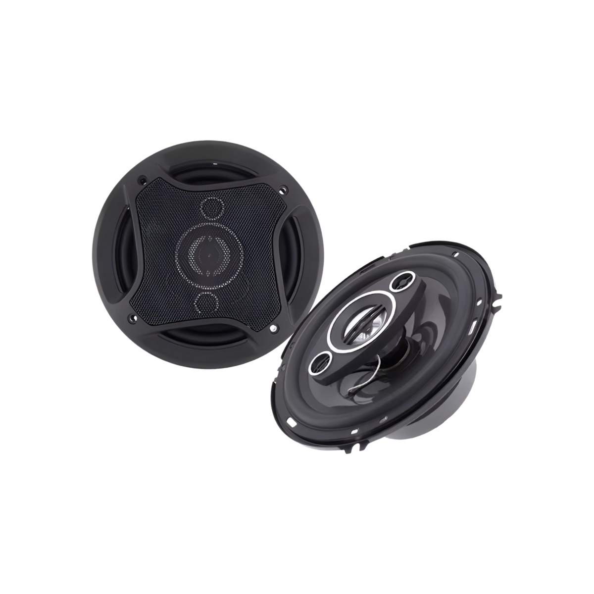 Pair of 400W 3-Way 5-Inch Car Speakers with Balanced Sound and Bass ...
