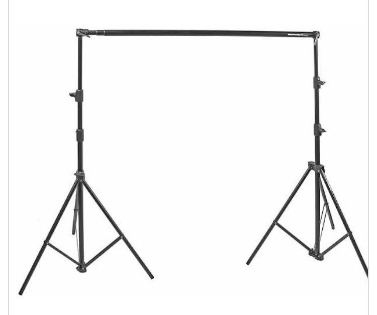 2M x 3M Heavy duty back drop stand with telescopic bar for video ...