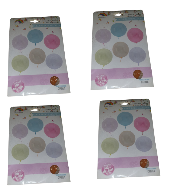 4 Packs of Color Bobo Balloons | Shop Today. Get it Tomorrow ...
