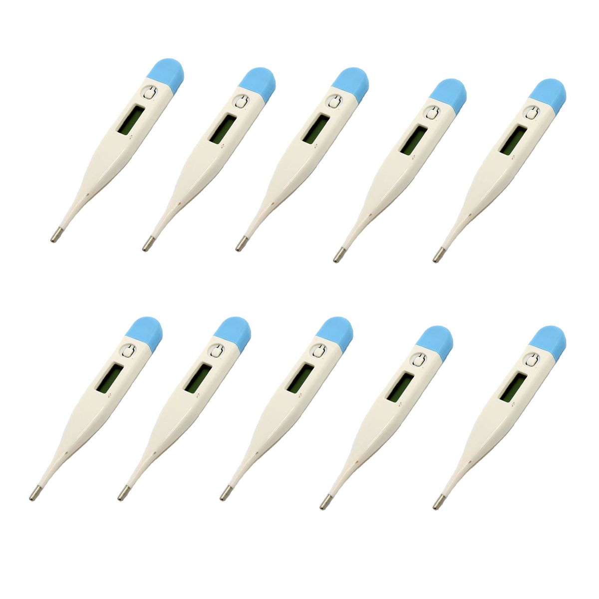 Portable Digital Thermometer With Storage Case and Batteries - 10 Pack ...
