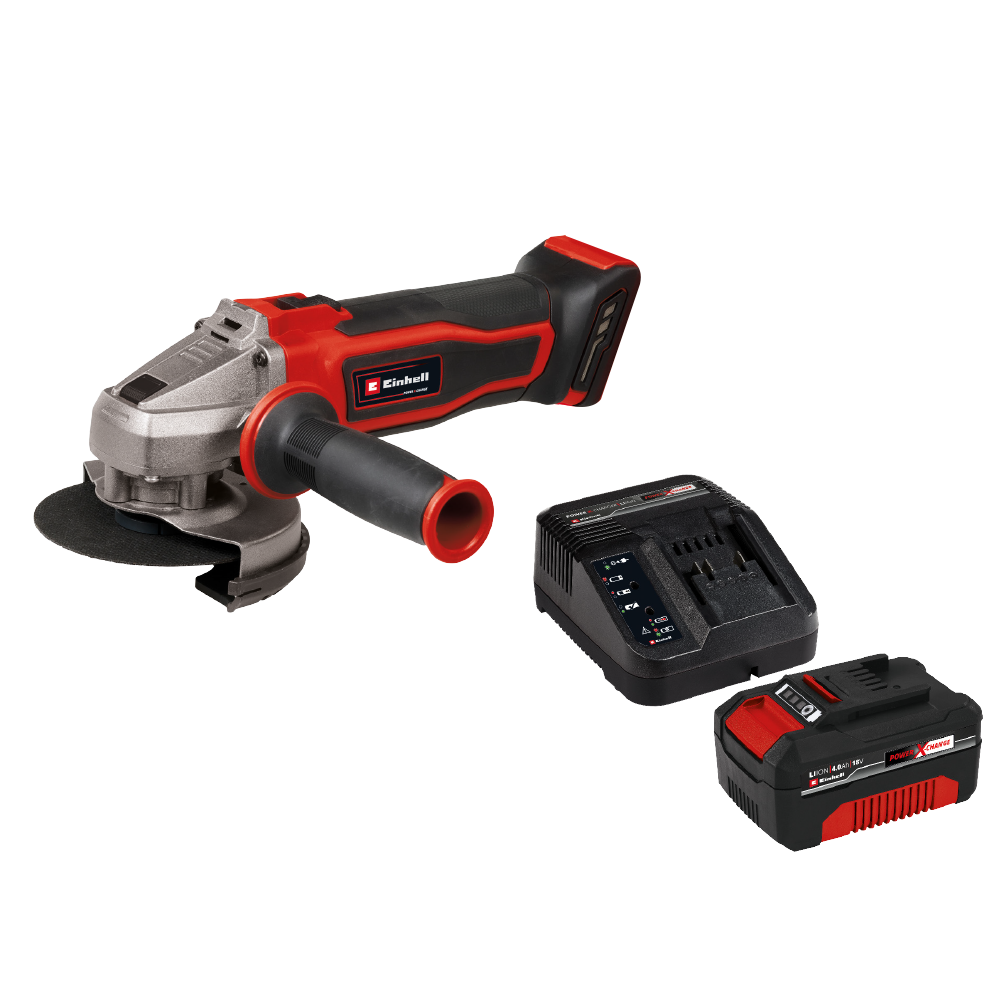 Einhell Cordless Angle Grinder with PXC- 4,0Ah 18V Starter Kit | Shop ...