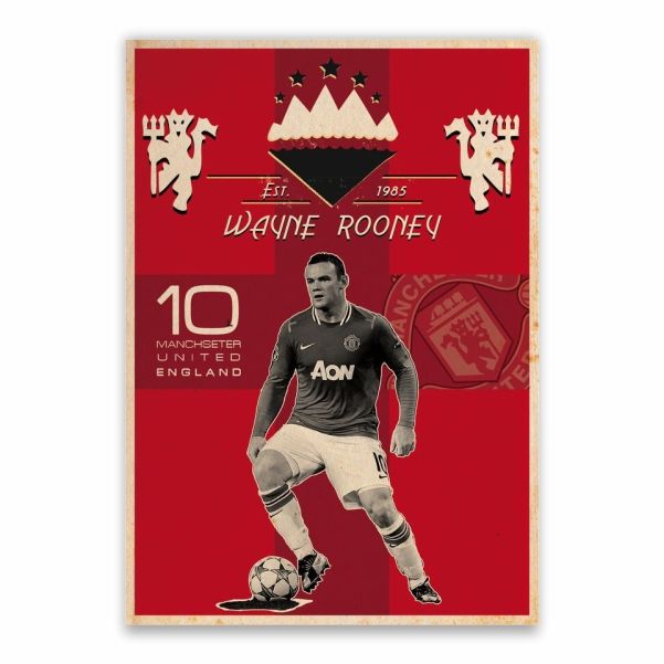 Wayne Rooney Man United Poster - A1 | Shop Today. Get it Tomorrow ...