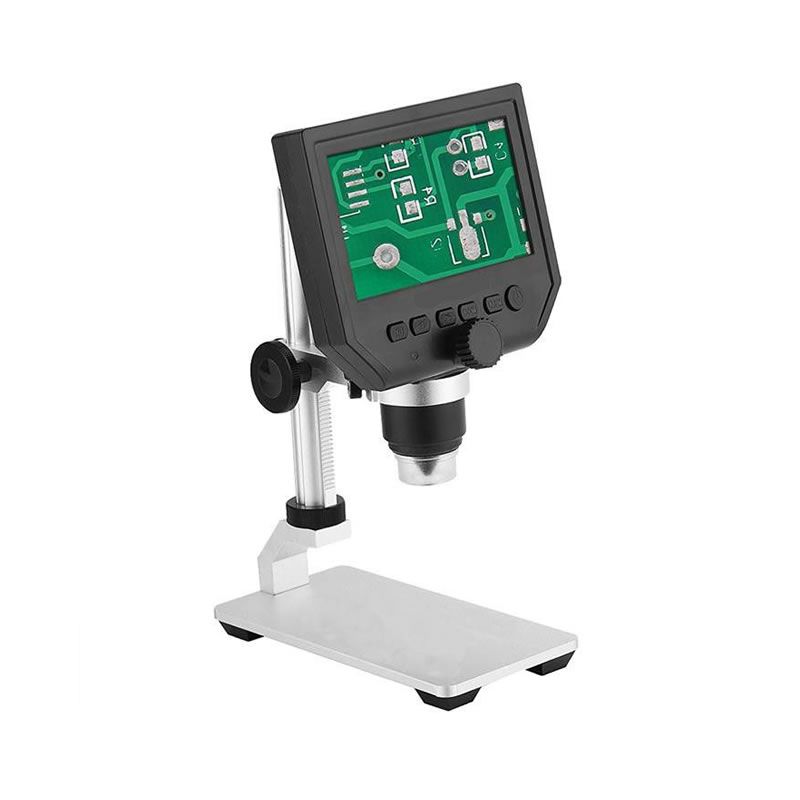 4.3" Magnifying LCD Microscope Digital Soldering 1-600X Zoom Magnifier ...