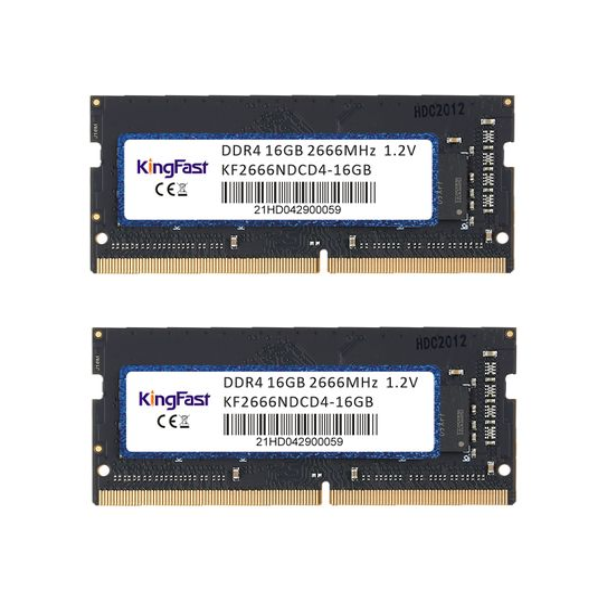 Kingfast 32GB DDR4 2666MHz SO-DIMM Laptop RAM Combo (2 x 16GB DDR4 2666 ...