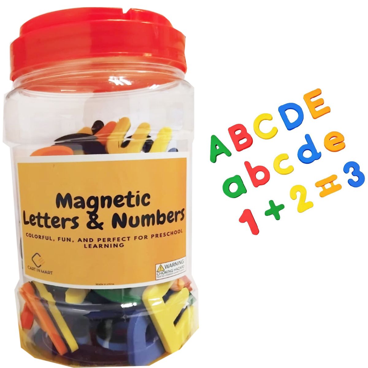Magnetic Letters and Numbers 78PcsSet Colorful Alphabet ABC 123 Fridge ...