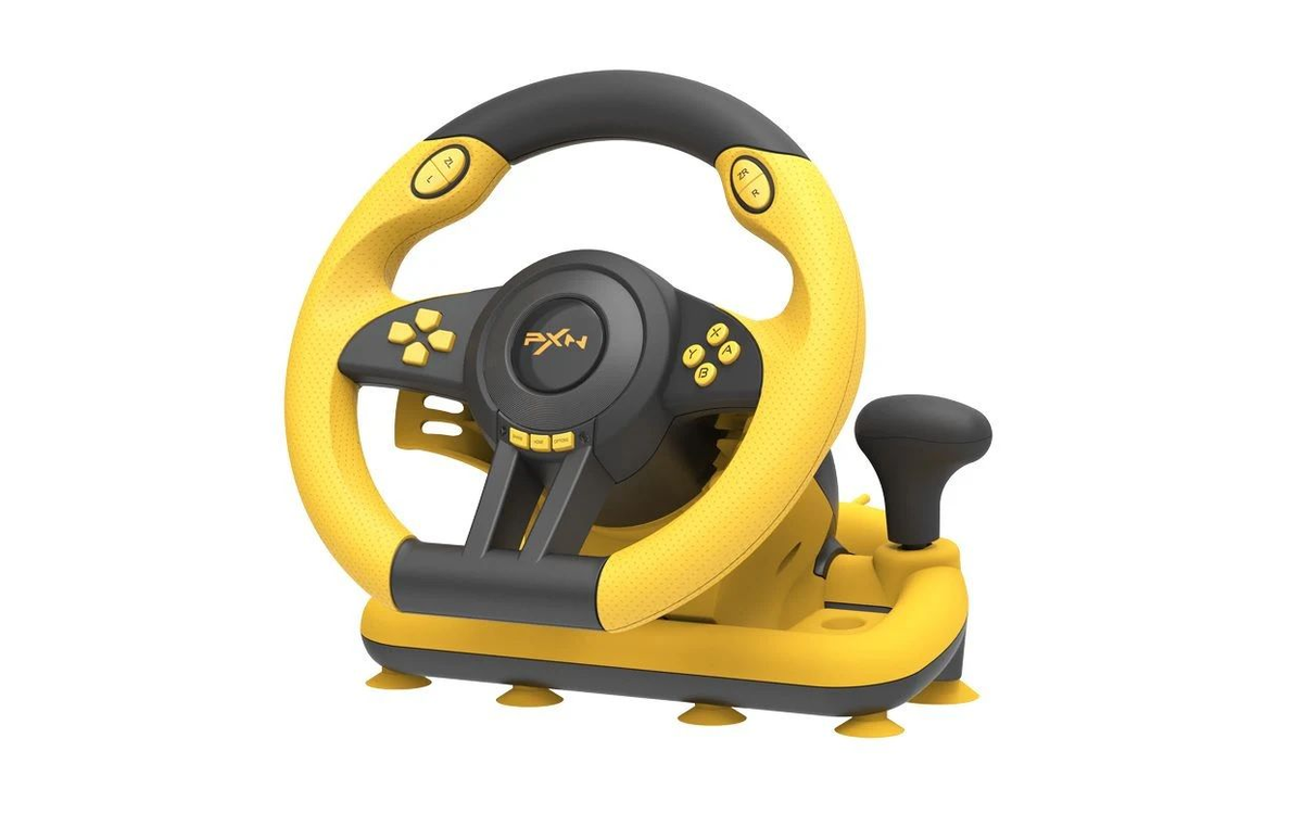 PXN V3 Pro Racing Steering Wheel & Pedals for PC, PS4, Xbox, Switch ...