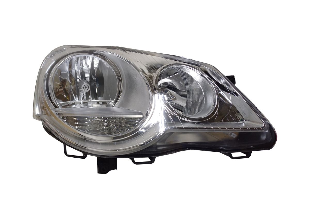 Right Side Headlight Compatible With VW Polo Facelift 9N - 2005-2009 ...