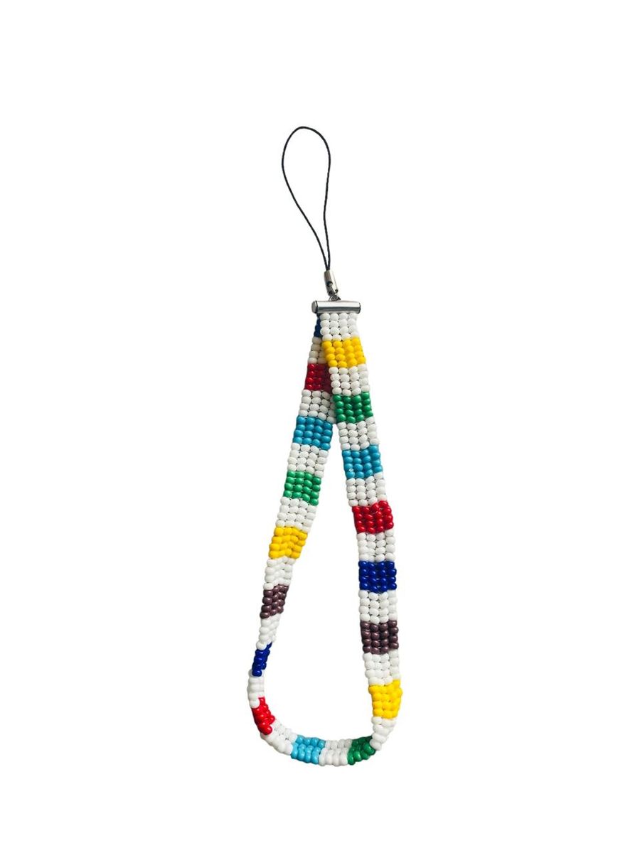Beaded Amabhinca Zulu Traditional Inspired Cellphone Lanyard Charm ...