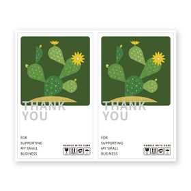 Sweet Package 6x10CM Thank You Gift Stickers for Small Business 100 PC ...