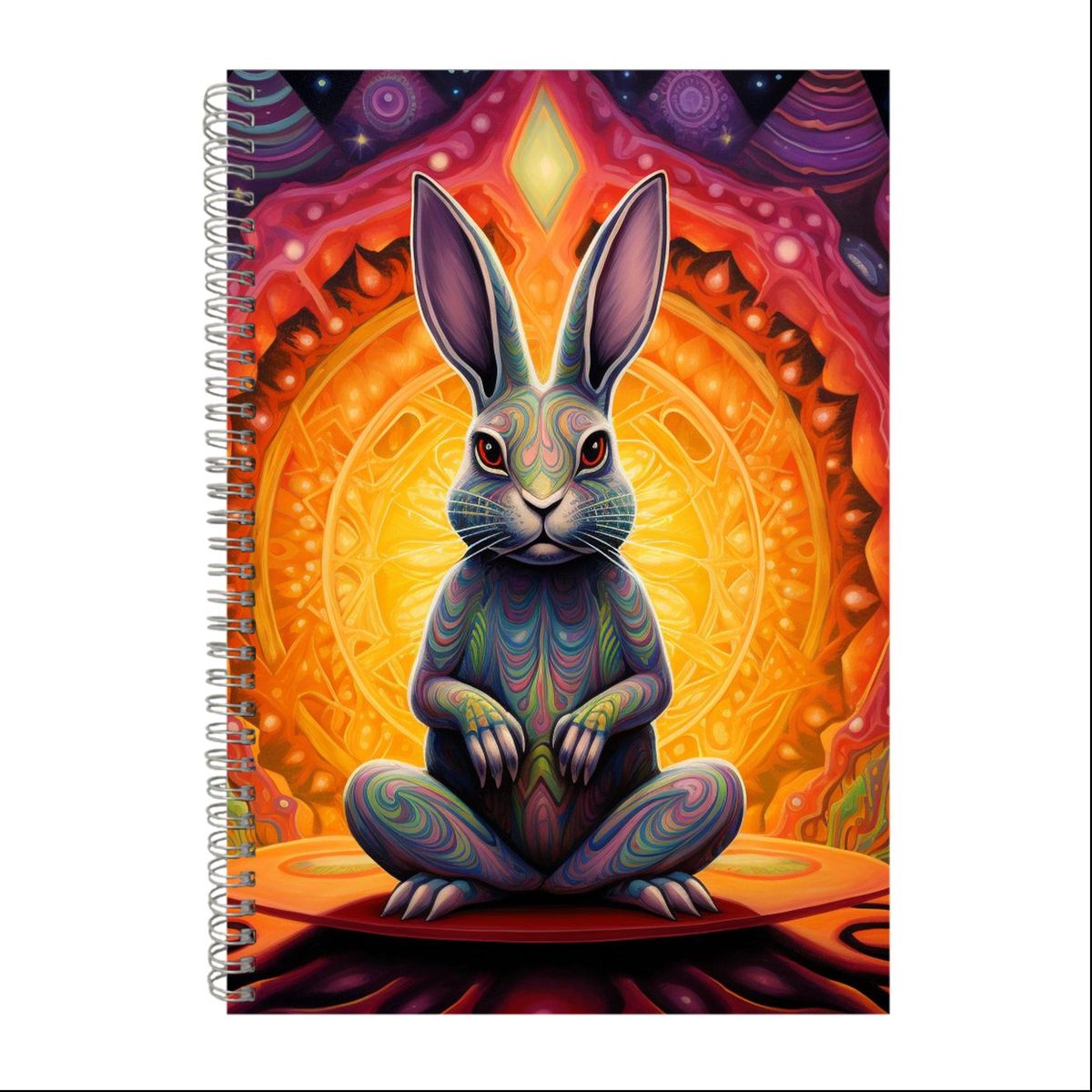 Psychedelic Bunny 2 Gift Idea A4 Notepad 246 | Shop Today. Get it ...