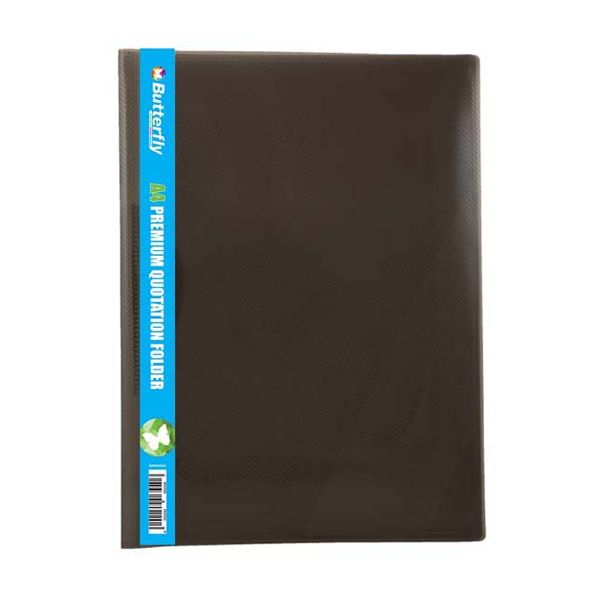 Butterfly Premium Quotation Folders - A4 400 m (Black) x 200 | Shop ...