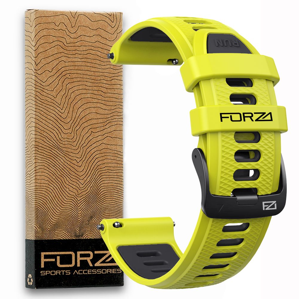 FORZA Elite 22mm Two-Tone Strap for Garmin Forerunner 255/Venu 2 & More ...