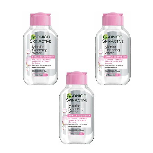 Garnier Skin Cleansing Water Micellar Sensitive - 100ml x 3 | Shop ...