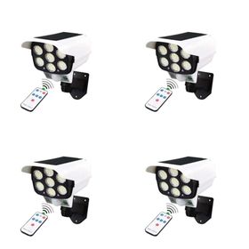 Solar Security Dummy Camera Light With Remote - 4 Pack | Shop Today ...