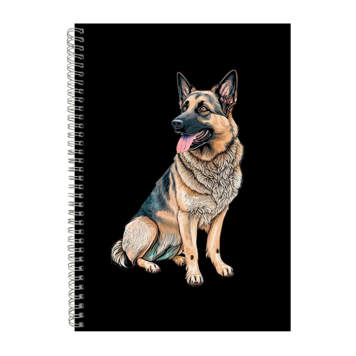 German Shepherd A4 Notebook Spiral Lined Trendy Notepad Dog Idea 334 ...
