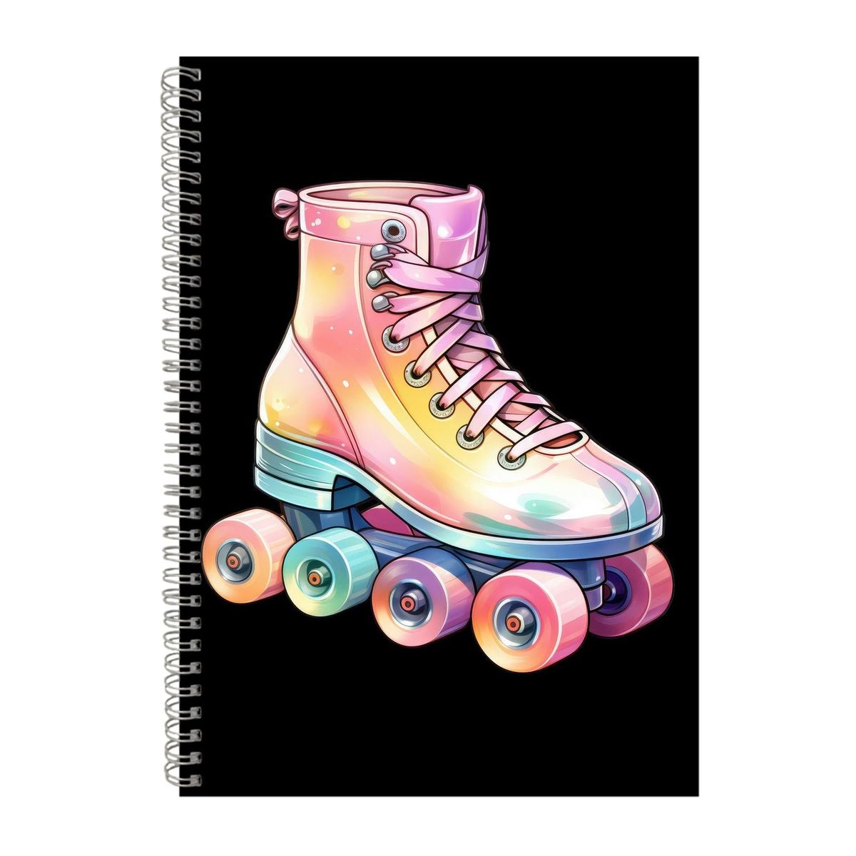 Roller Skates 1 A4 Notebook Spiral Lined Notepad Retro Idea 383 | Shop ...