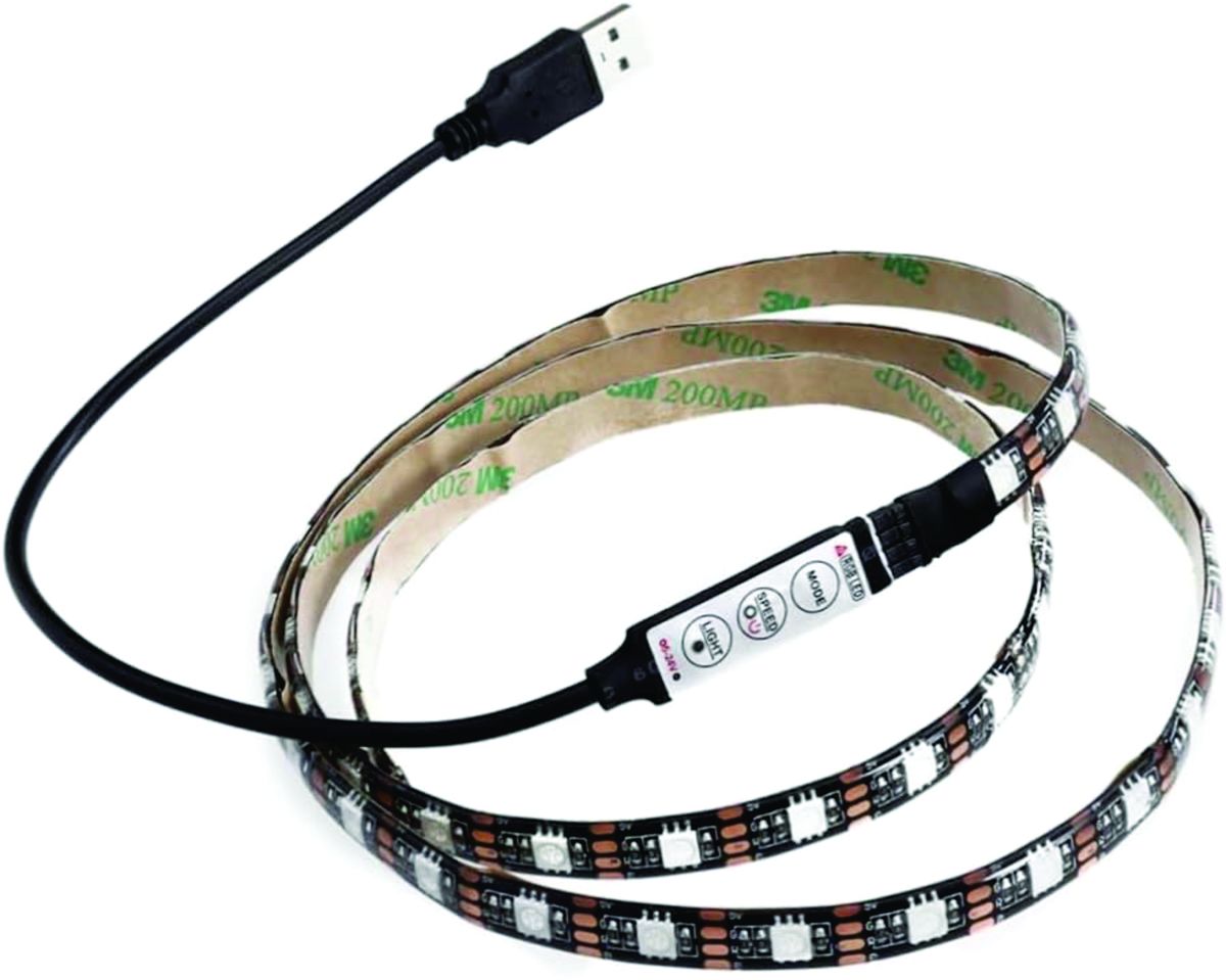 USB LED Flexible Tv Strip Backlight, 1m Tape for 32"- 60" TV/Monitor ...